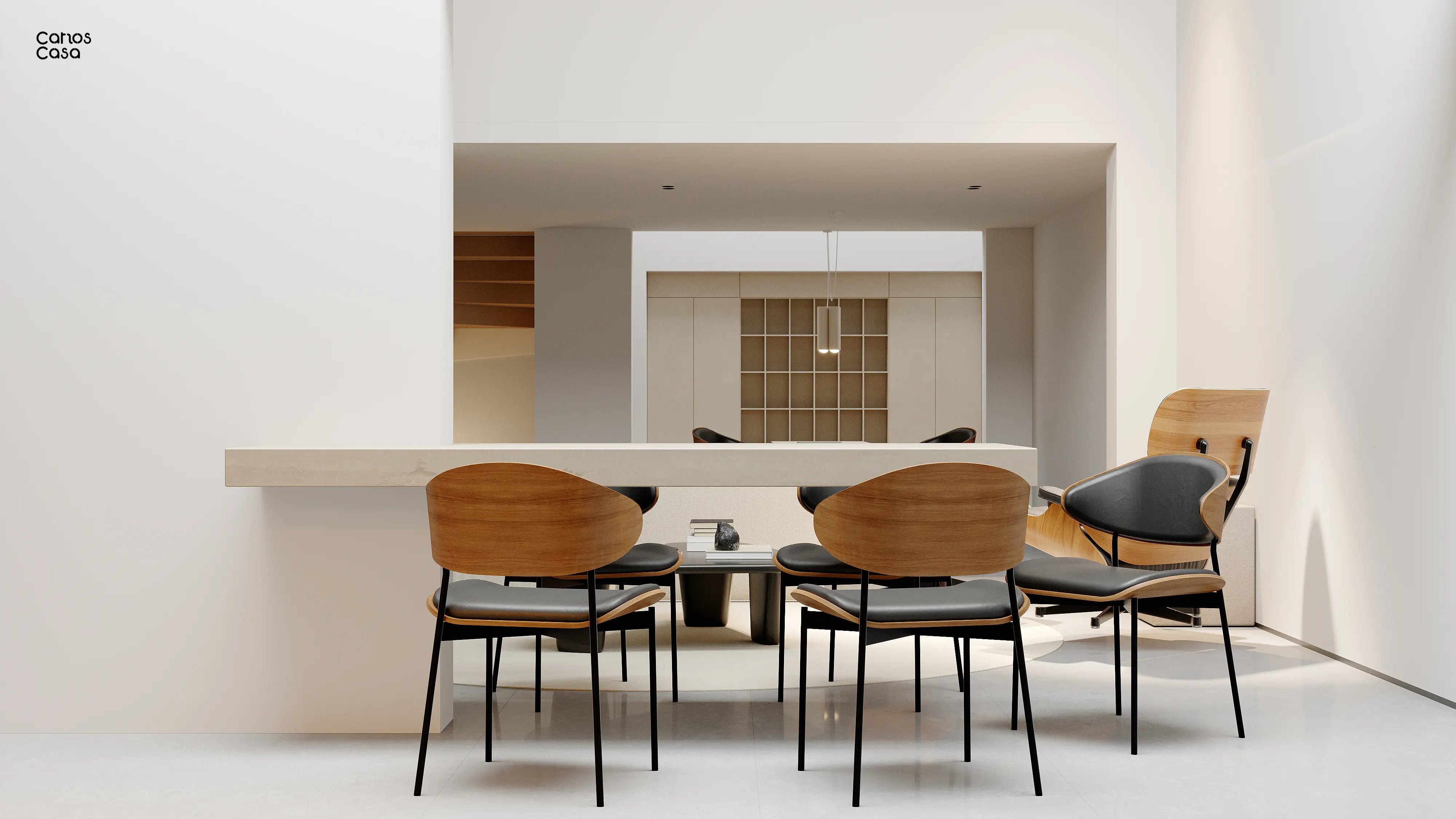 Carlos CASA Eames Style Chairs Collection for Lounge / Dining / Office ...