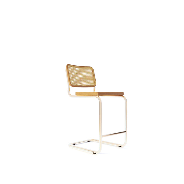 Marcel Breuer Cane Counter Bar Stool