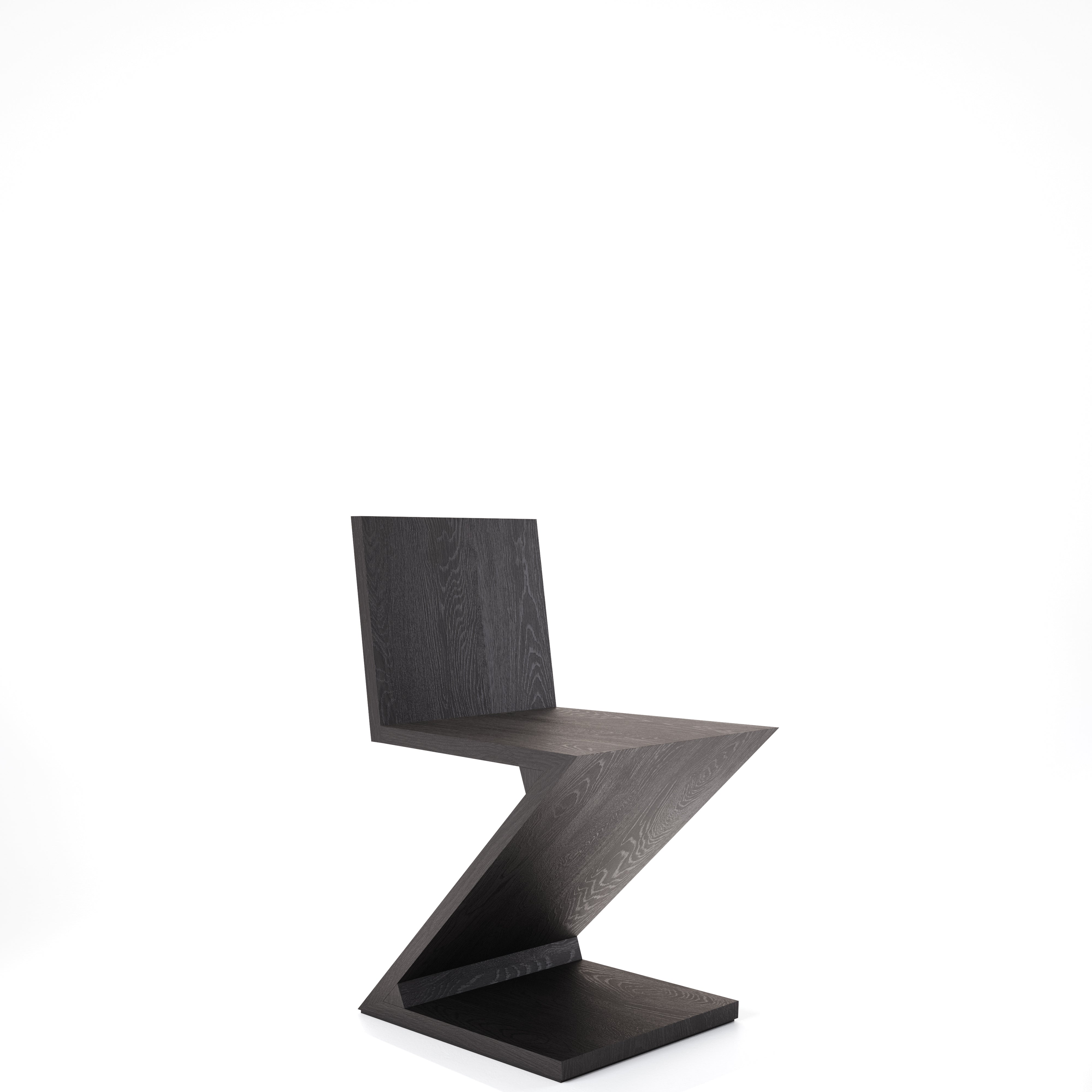 Iconic Furniture Zig Zag Teak Wood Chair – CarlosCasa