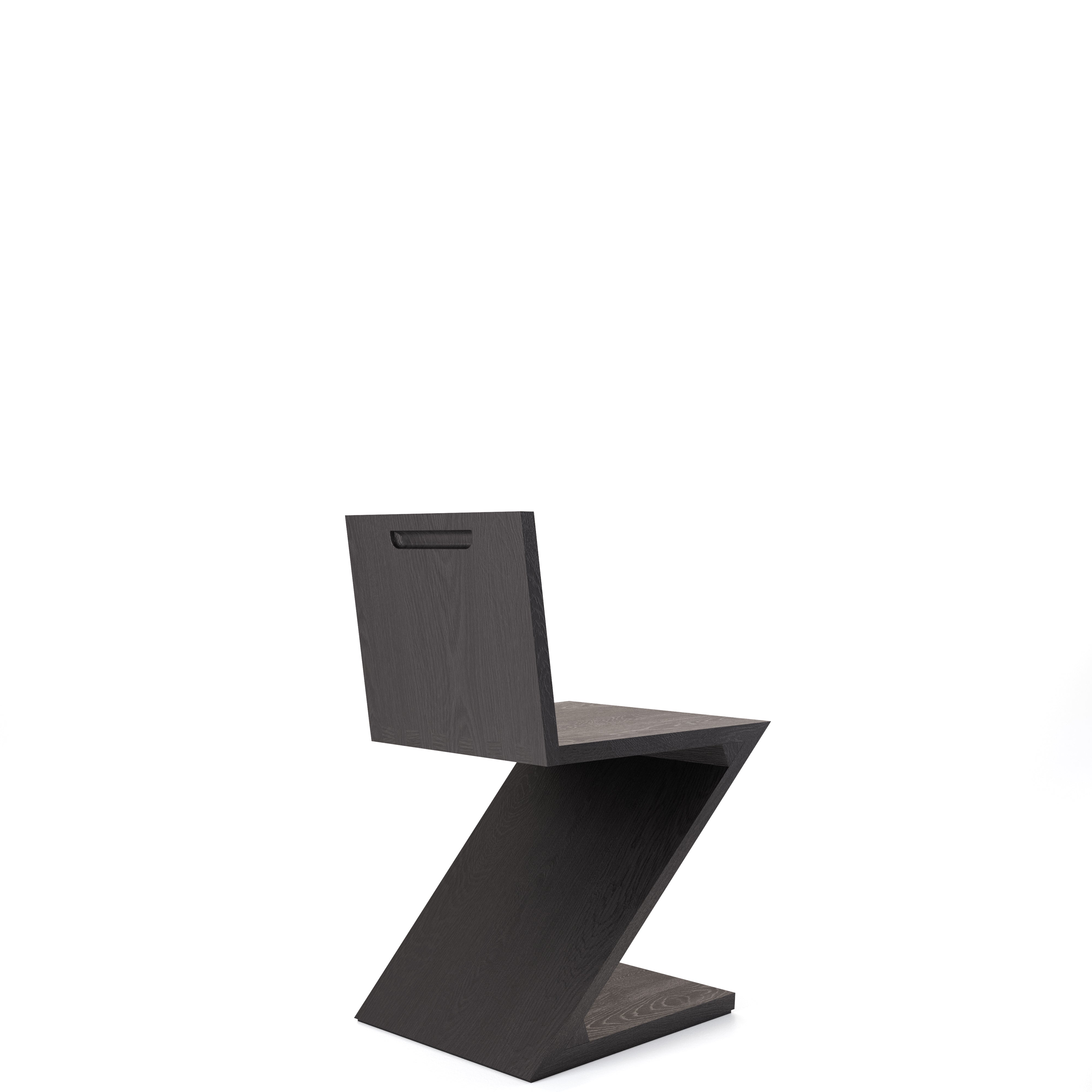 Iconic Furniture Zig Zag Teak Wood Chair – CarlosCasa