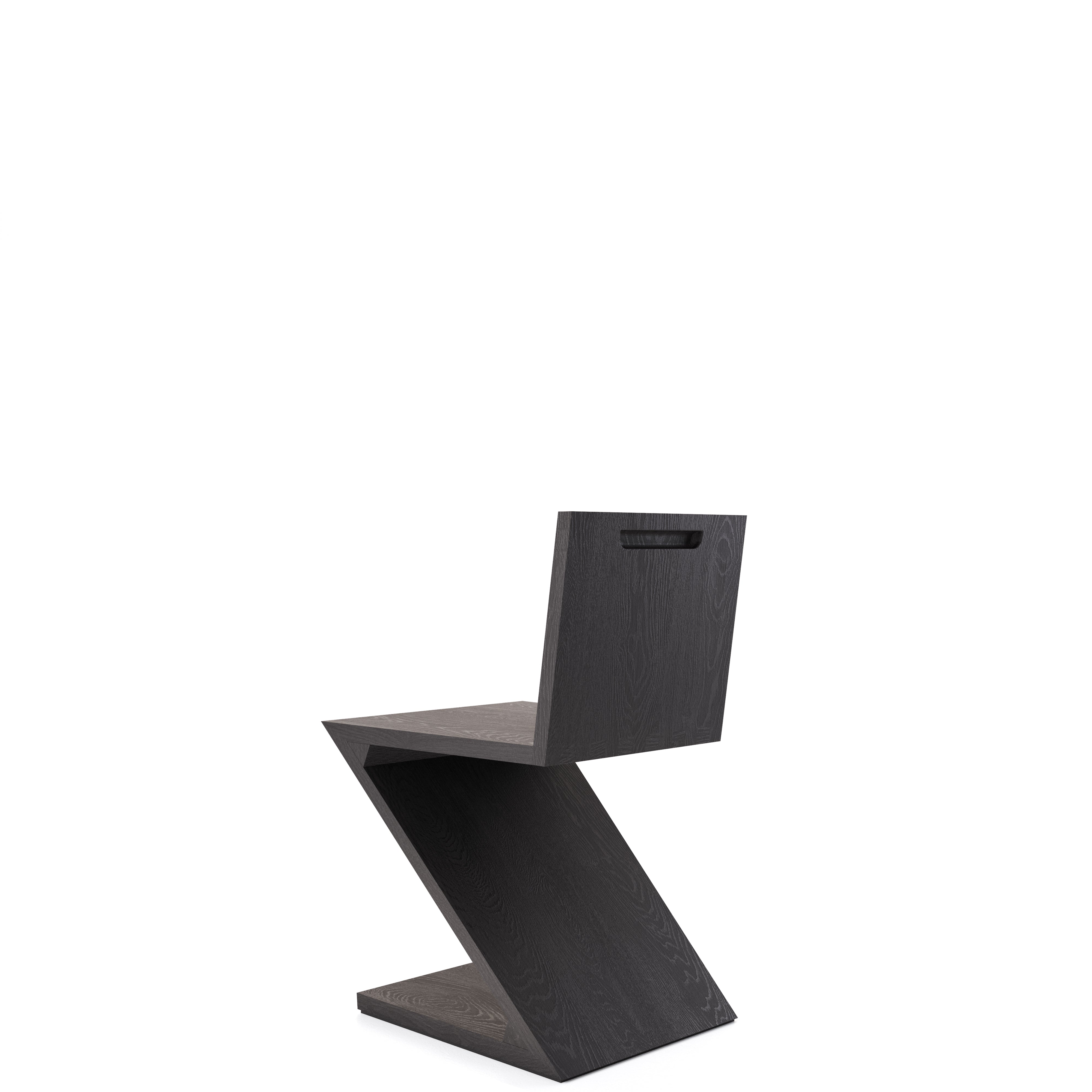 Iconic Furniture Zig Zag Teak Wood Chair – CarlosCasa